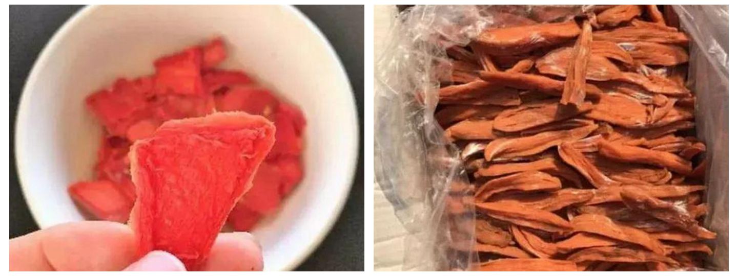 What will the fruit look like after drying?